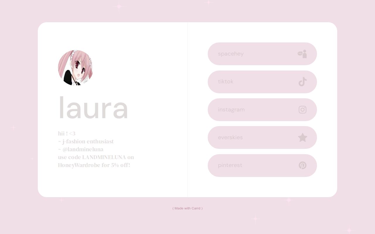 laura's carrd